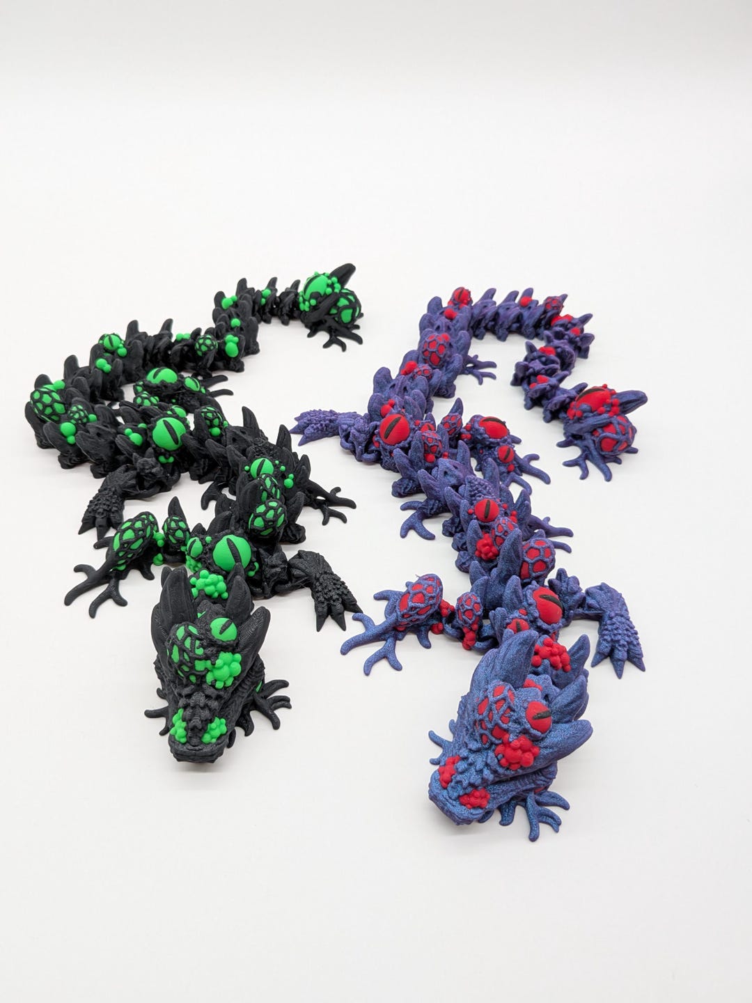 3D Printed Infested Dragon Collectible Figure Cinderwing - Etsy
