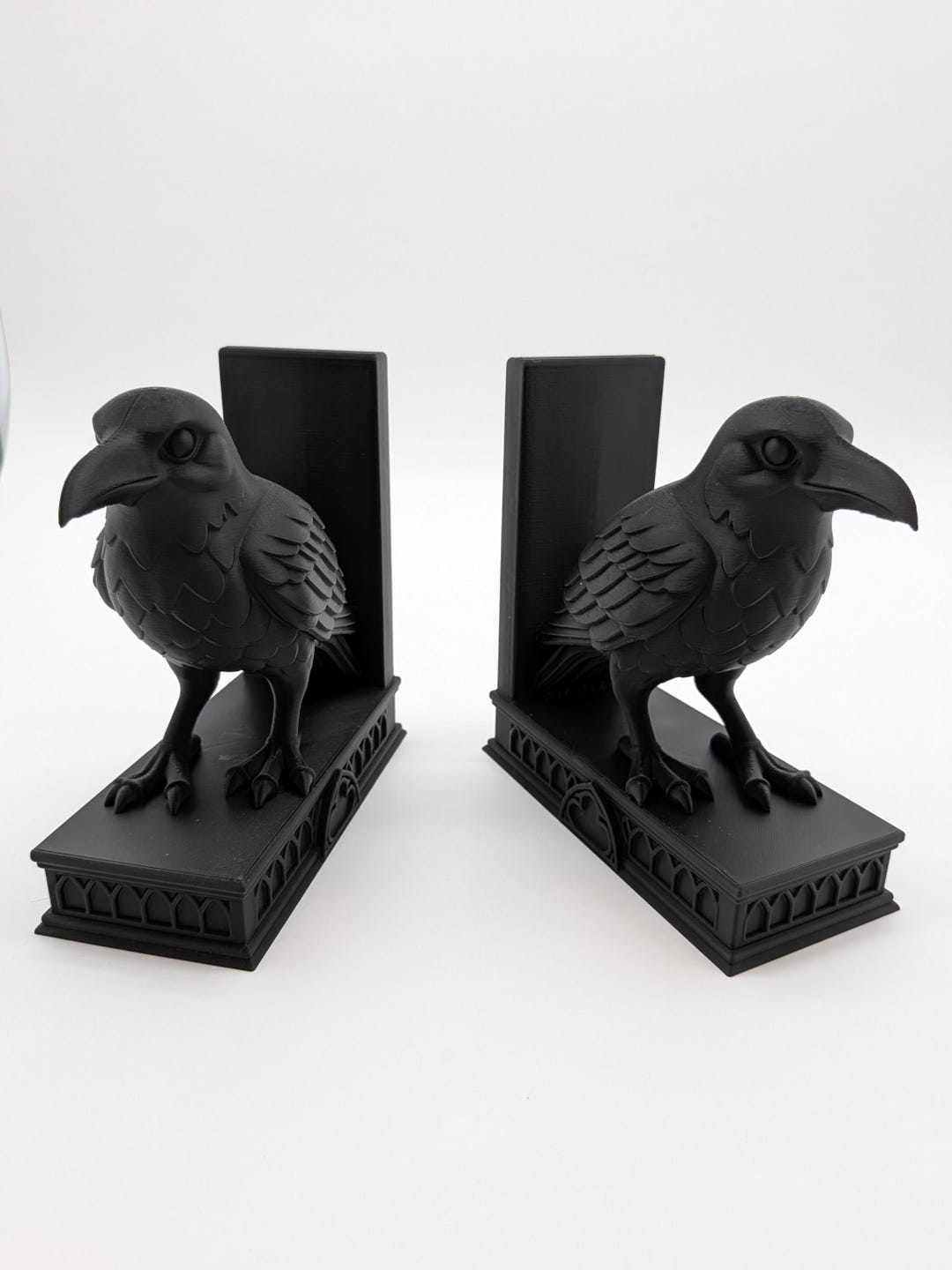 Gothic Raven Bookend - Etsy