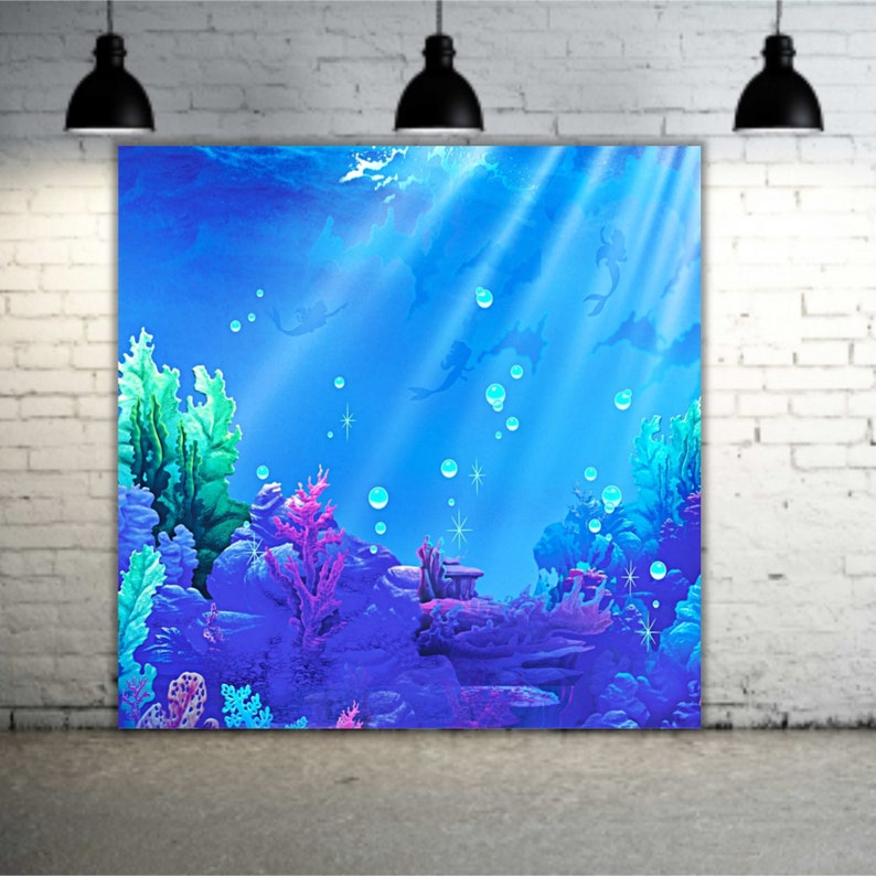 Under the Sea Backdrop Banner - Etsy