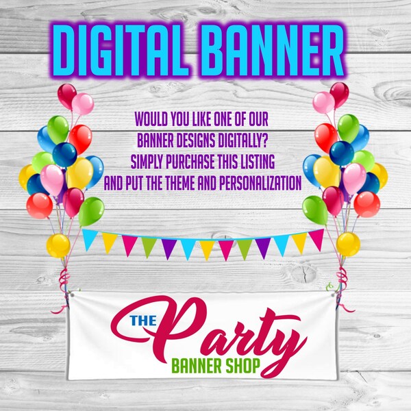 Digital Banner - Etsy