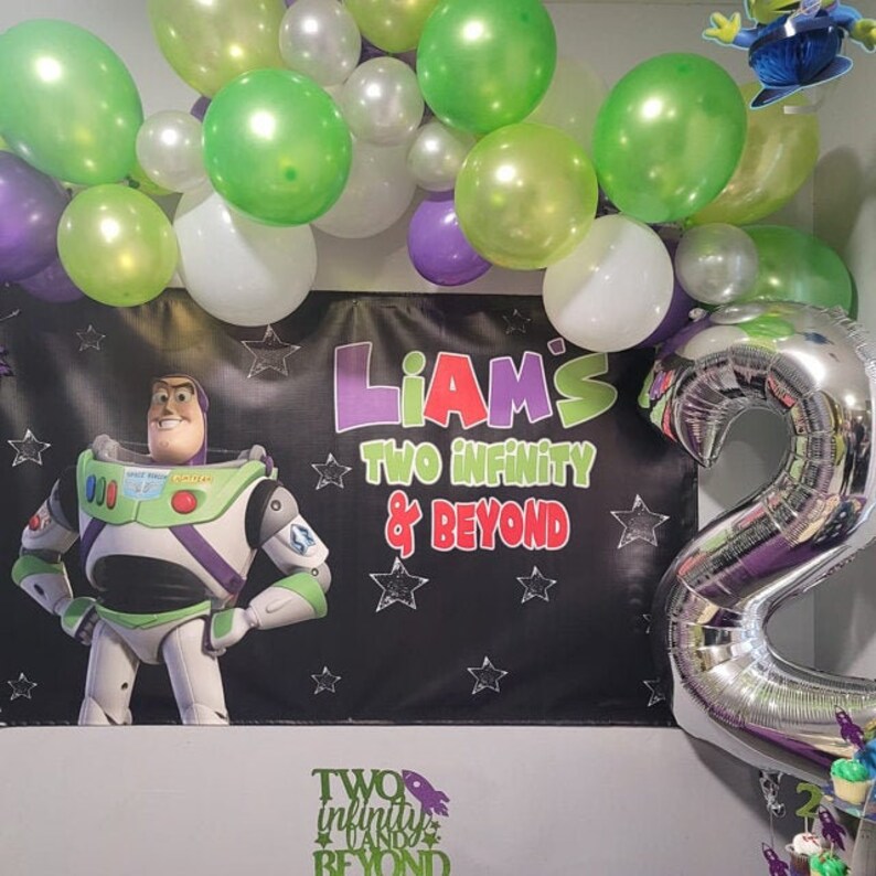 Buzz Lightyear Space Party Banner - Etsy