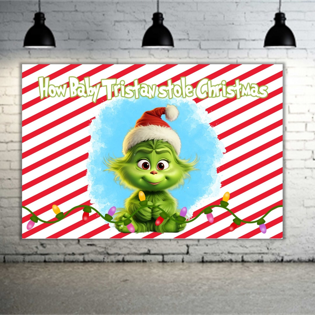 Baby Grinchmas Party Banner - Etsy