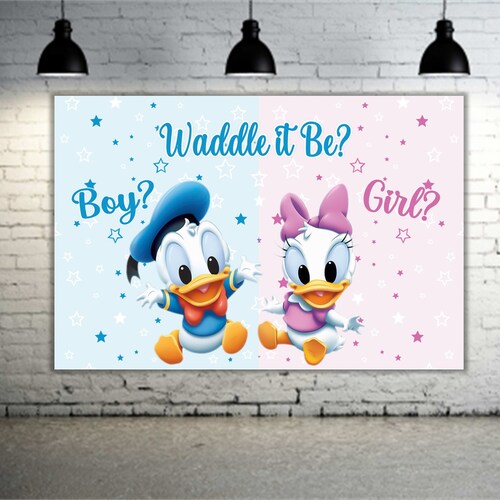 12 Printable Waddle It Be Gender Reveal Games Rubber Duck - Etsy