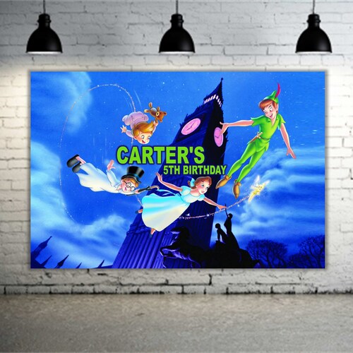 Peter Pan Flight Party Banner - Etsy