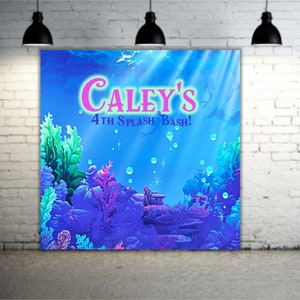 Under the Sea Backdrop Banner - Etsy