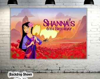 EDITABLE Mulan Pennant Banner, Instant Download Mulan Banner, Mulan ...