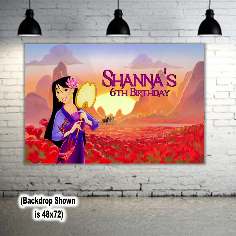 Mulan Party Banner - Etsy