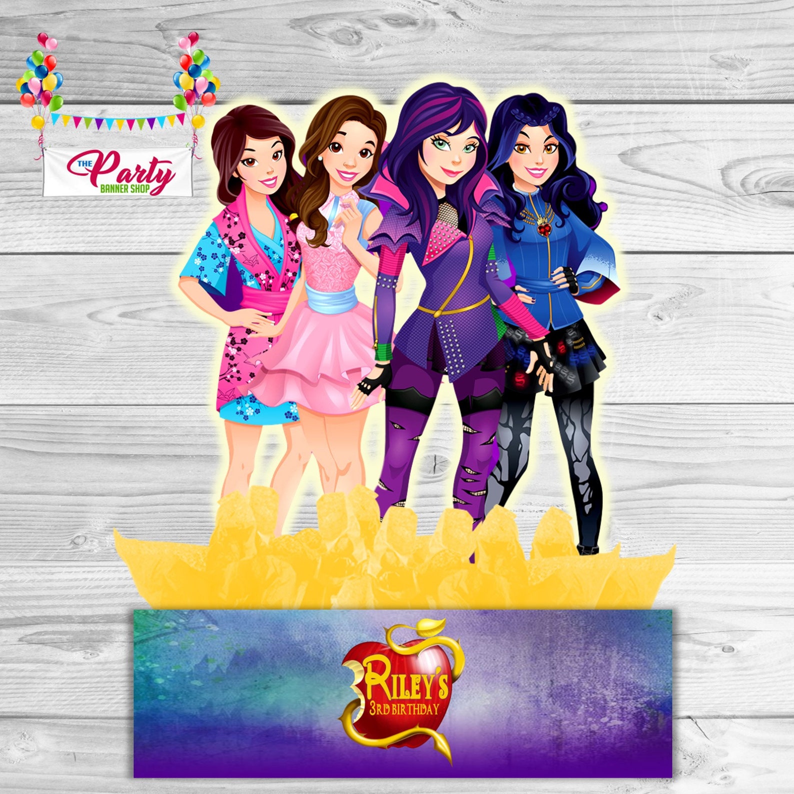 Descendants Centerpiece - Etsy