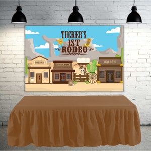 First Rodeo Party Banner - Etsy