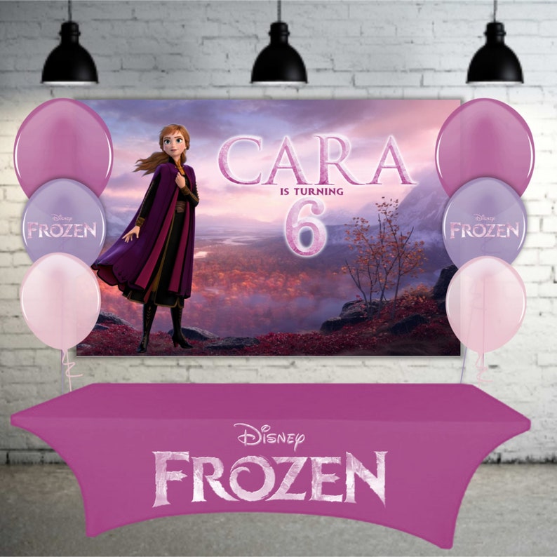 Anna Frozen 2 Party Banner - Etsy