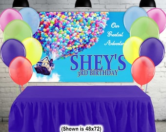 UP Themed Birthday Party Banner DIGITAL Printable - Etsy