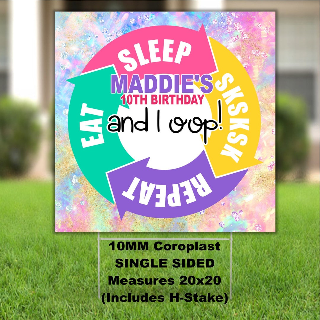 VSCO Girl Lawn Sign - Etsy