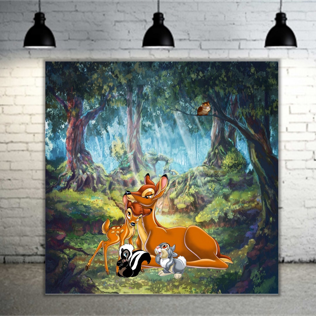 Bambi and Friends Party Banner - Etsy