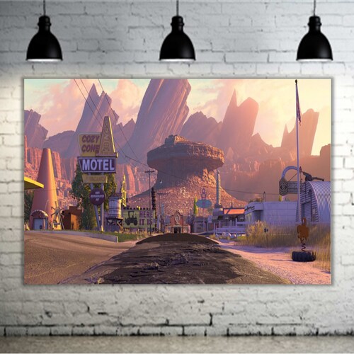 Cars Radiator Springs Billboard Sign - Etsy