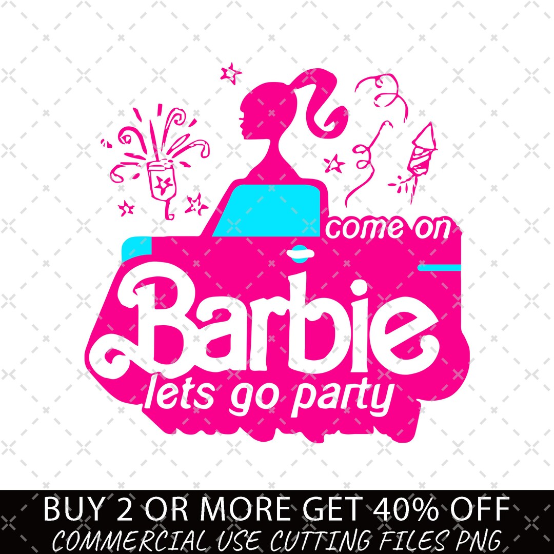 Vintage Barbenheimer Png, Movie Barbenheimer Png, Comeon Baby Lets Go ...