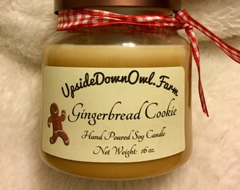 Gingerbread candles | Etsy