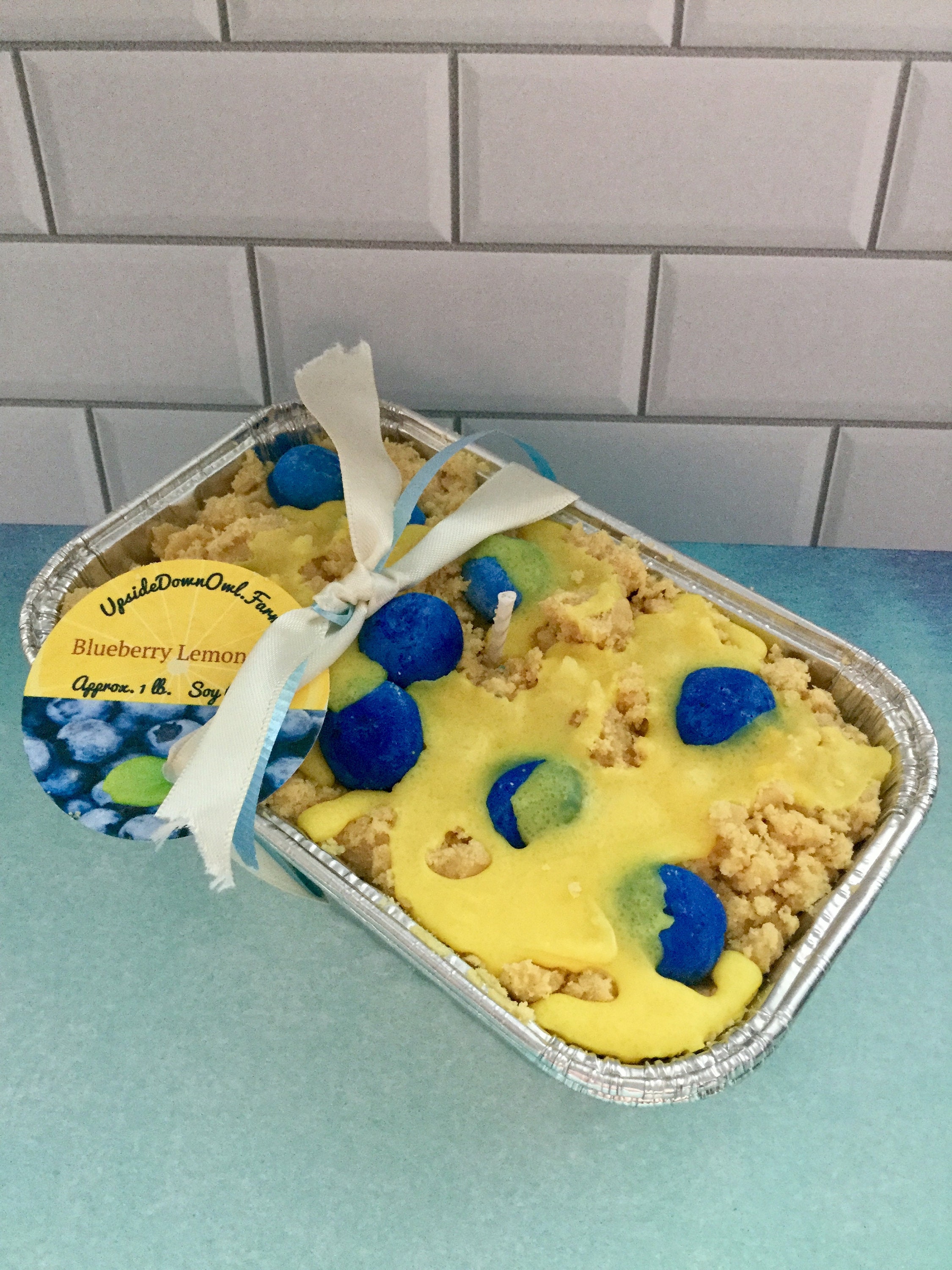 Blueberry Lemon Loaf Candle 16 Oz. Blueberry Candle - Etsy
