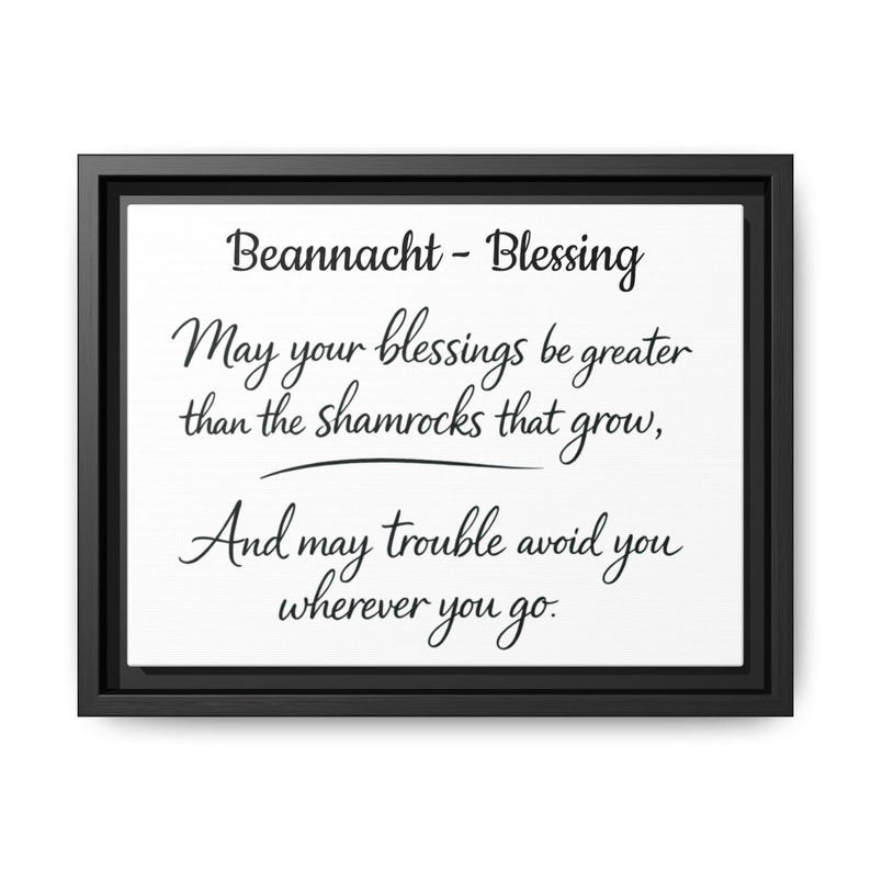 Irish Blessing Wall Art Print, Beannacht Quote, St Patrick’s Day Decor ...