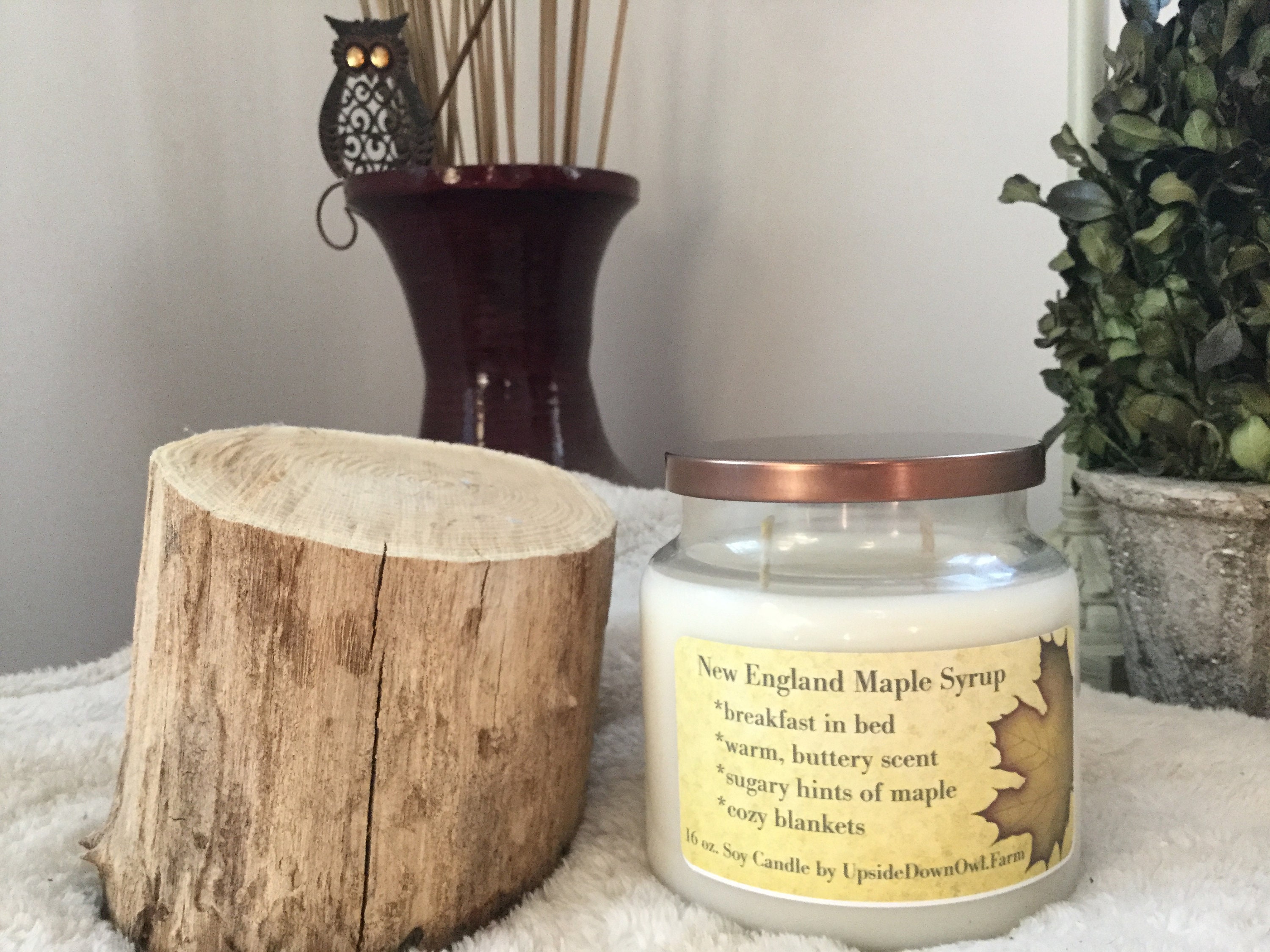 Maple Syrup Scented Candle Dessert Candle Maple Scented | Etsy