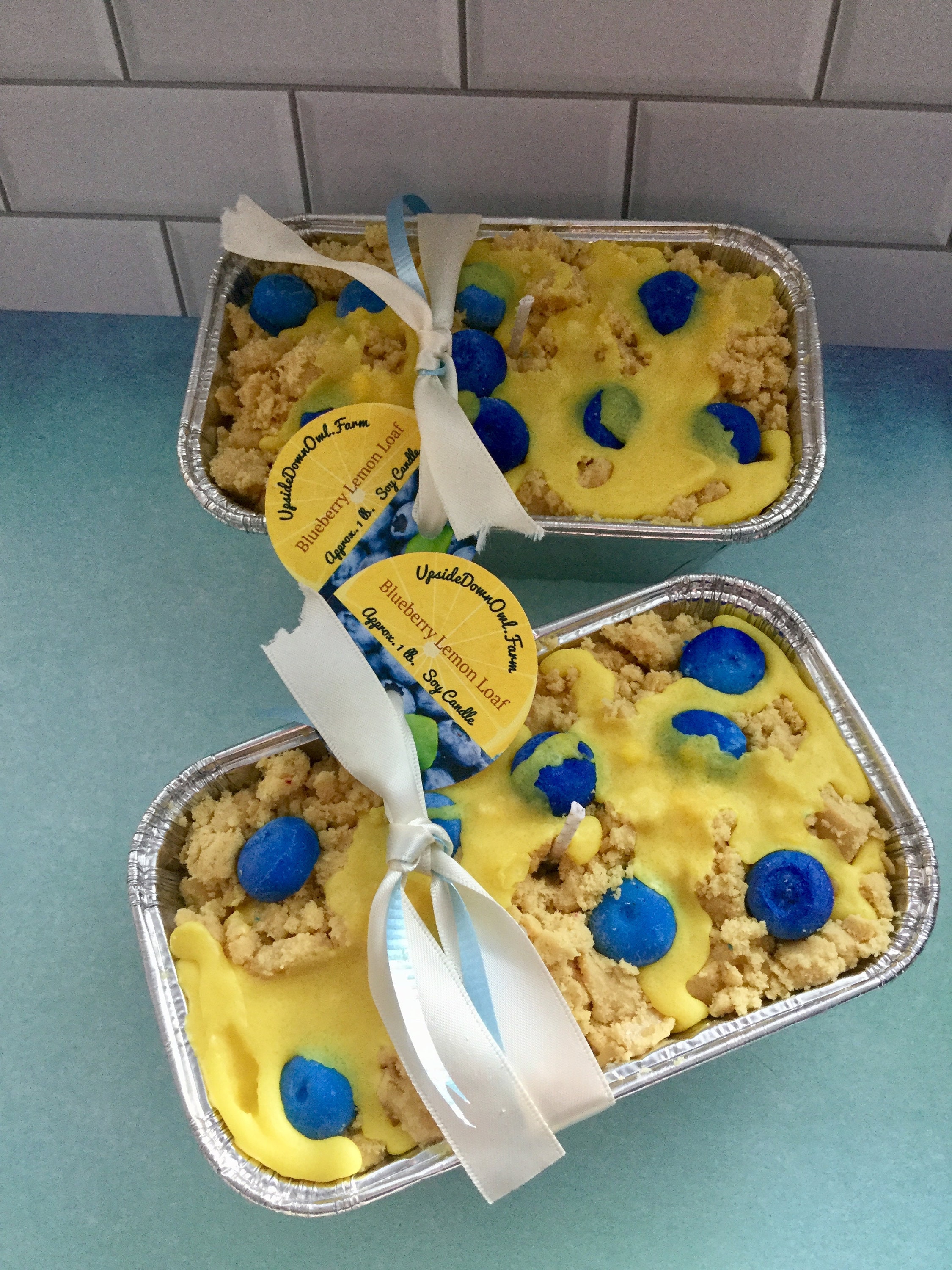 Blueberry Lemon Loaf Candle 16 Oz. Blueberry Candle - Etsy