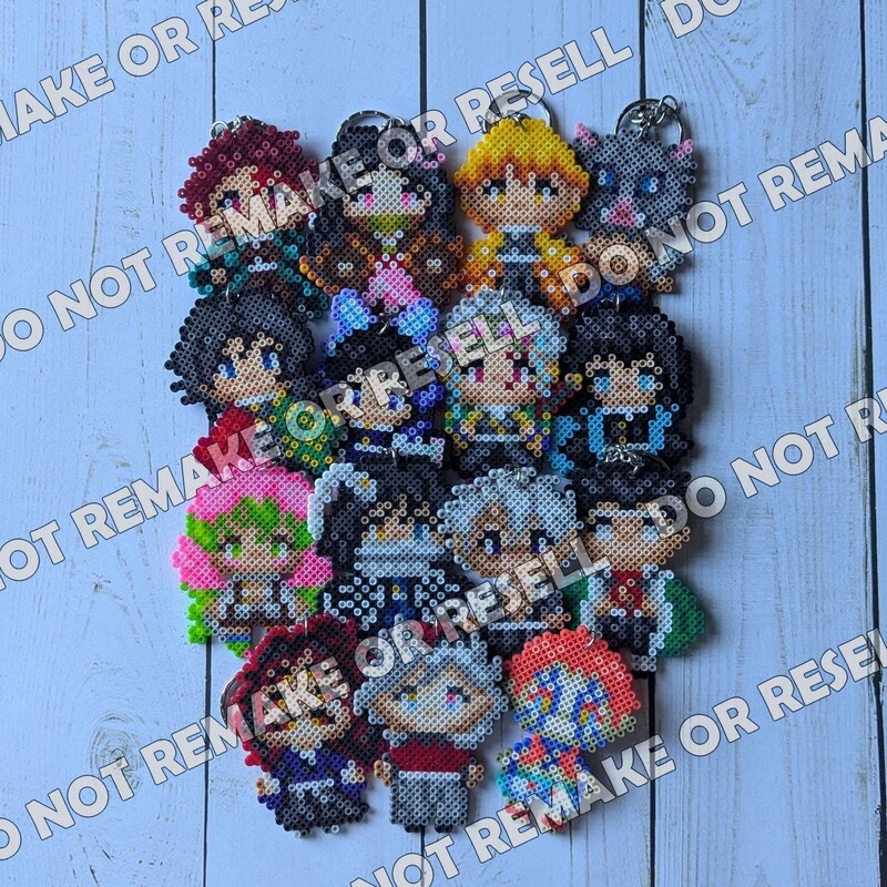 Demon Slayer Perler Beads - Etsy