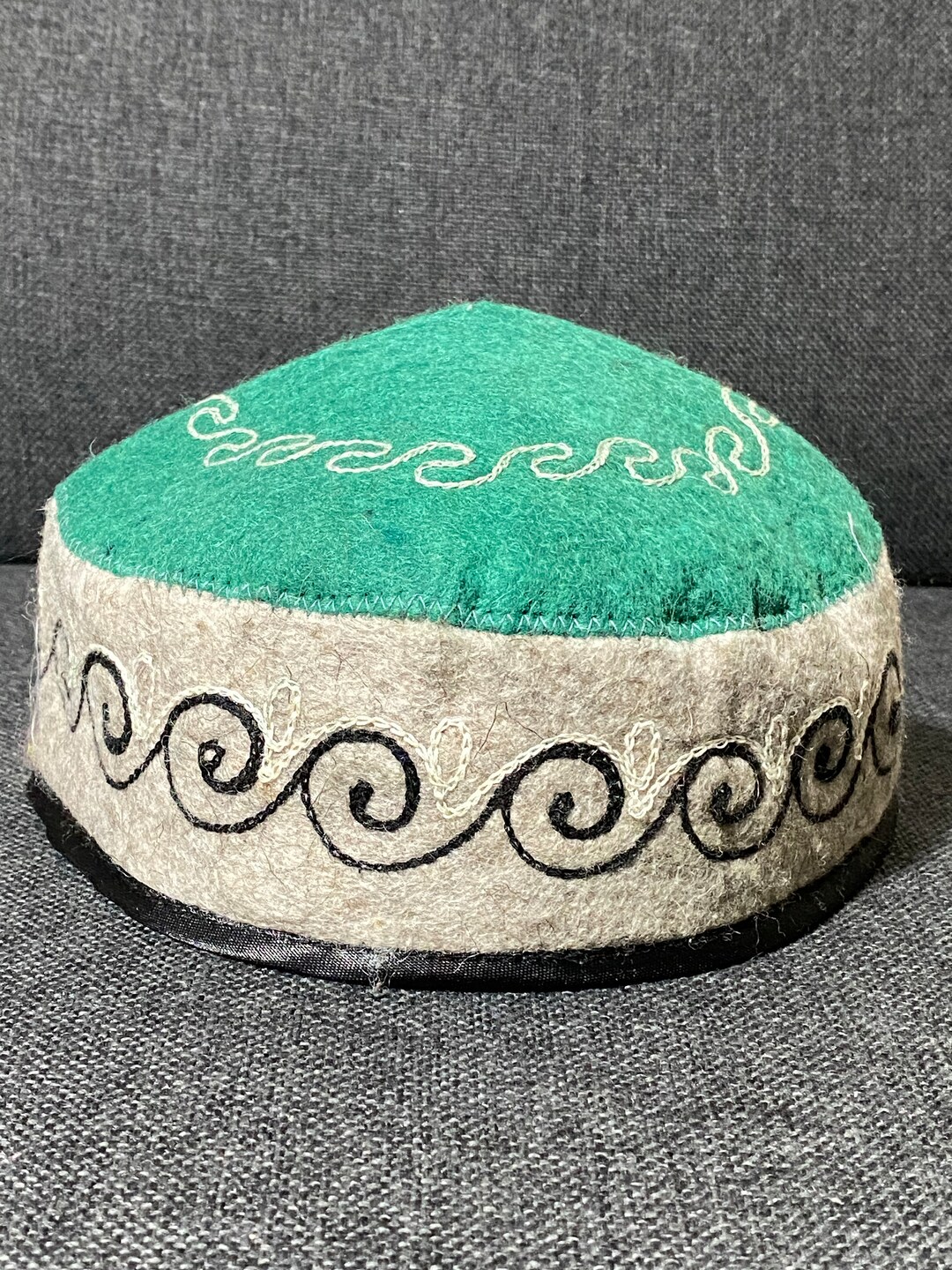 Uzbek Kufi Felt Hat Tubeteika With Cotton Lining in 3 Styles & 4 Sizes ...