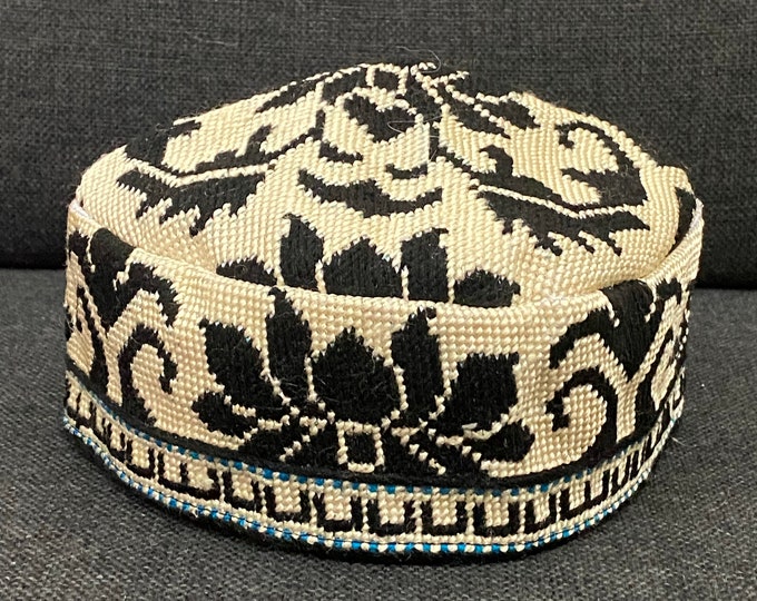 Uzbek Kufi Hat - Buchari Kippah in 2 Sizes: 56, 59 Cm / 22, 23,2 Inch ...