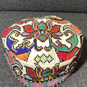 Bukhari Kippah in Silk Uzbek Luxury Kufi Hat, 59 Cm / 23.2 Inch - Etsy