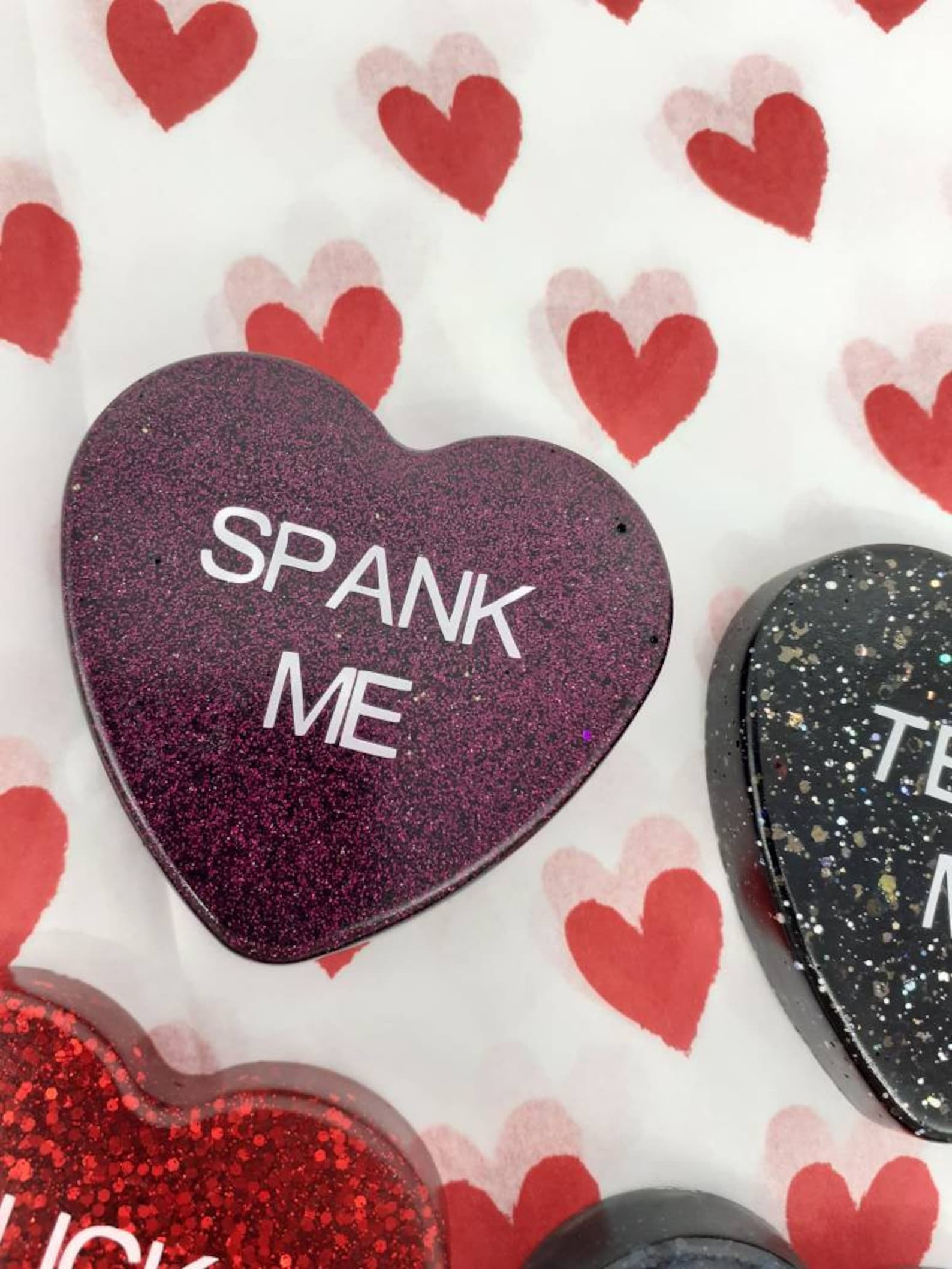 Bdsm Kinky Valentines Day Magnet Set Conversation Heart Etsy