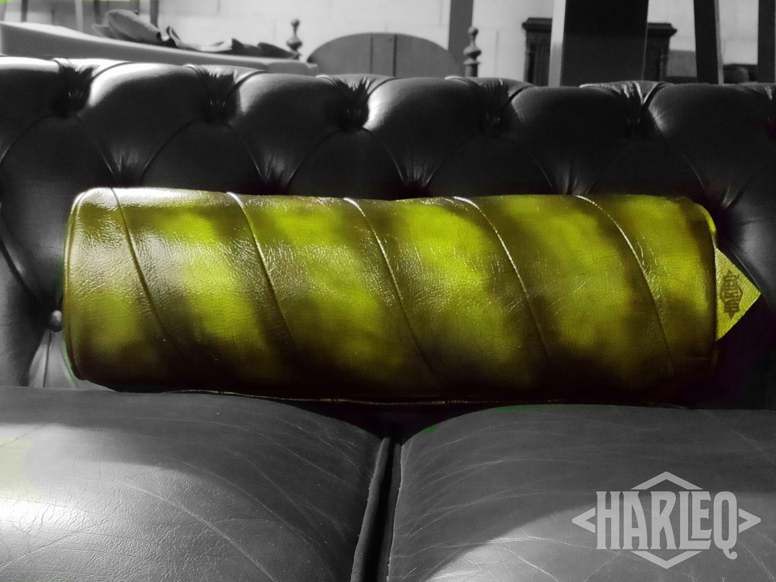 Unique Bolster Tube Pipe Real Leather Pillows Neck Support, Office ...