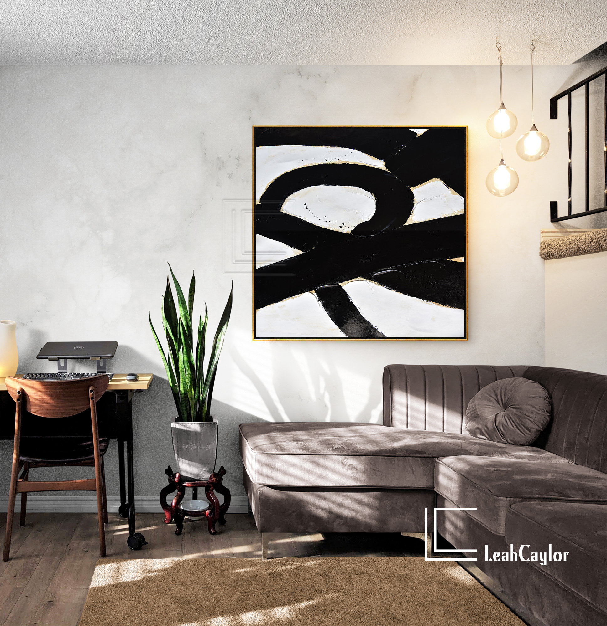 Hand-painted Original Minimal painting on Canvas Rich | Etsy