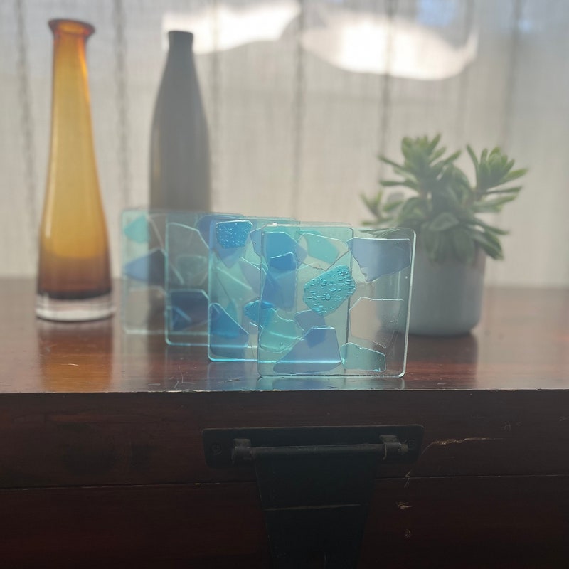 Sea Glass Coasters - Etsy