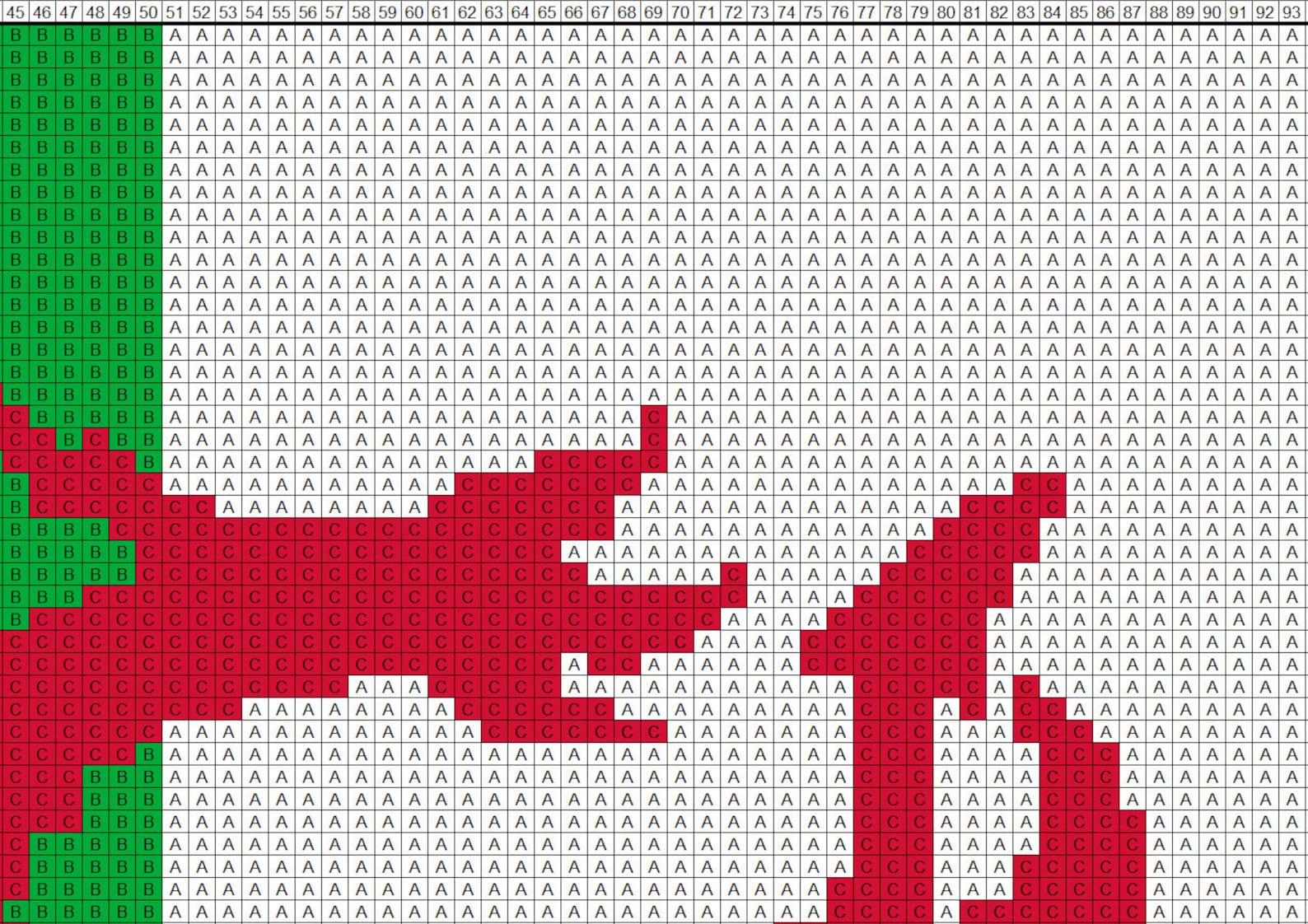 Welsh Flag, Crochet Blanket Pattern, Row by Row, Single Crochet ...