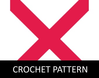 Welsh Flag Crochet Blanket Pattern Row by Row Single | Etsy Canada