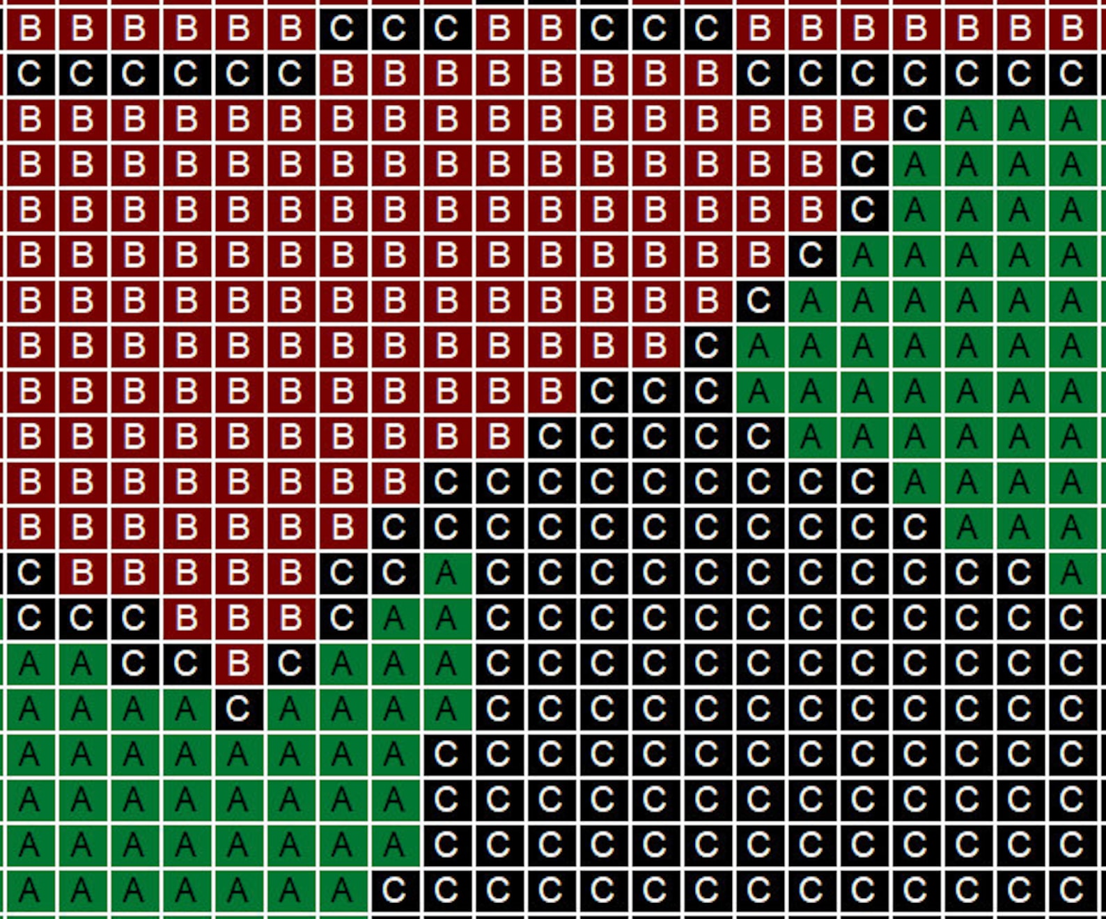 Rose Crochet Pattern Row by Row Grid Blanket Single - Etsy