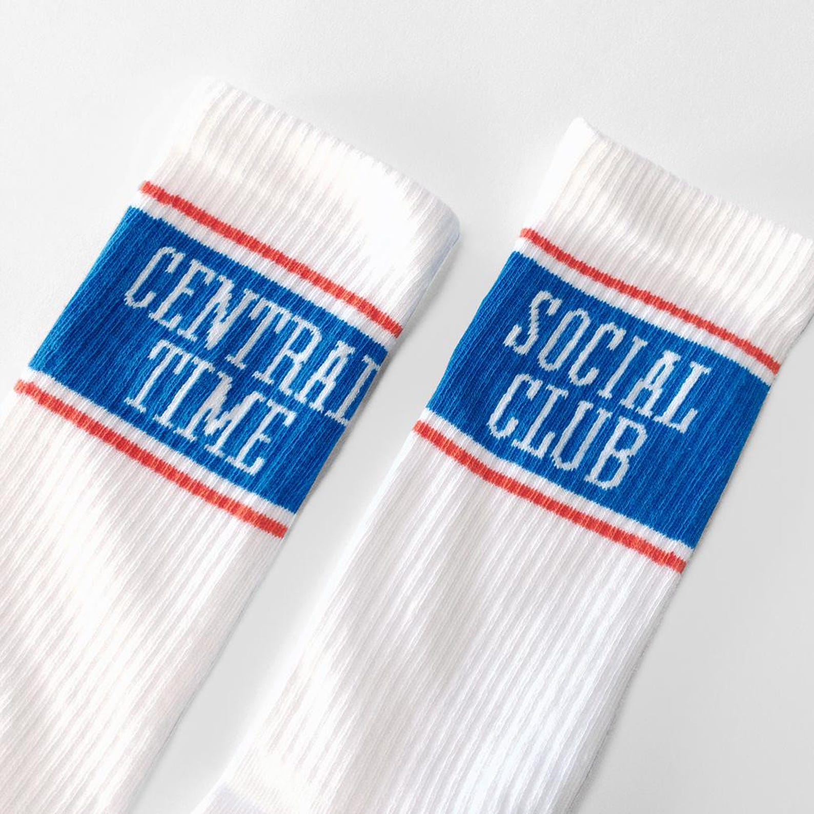 The Central Time Social Club Crew Sock - Etsy