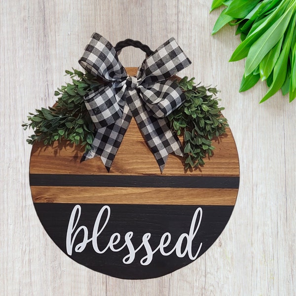 Blessed Sign - Etsy