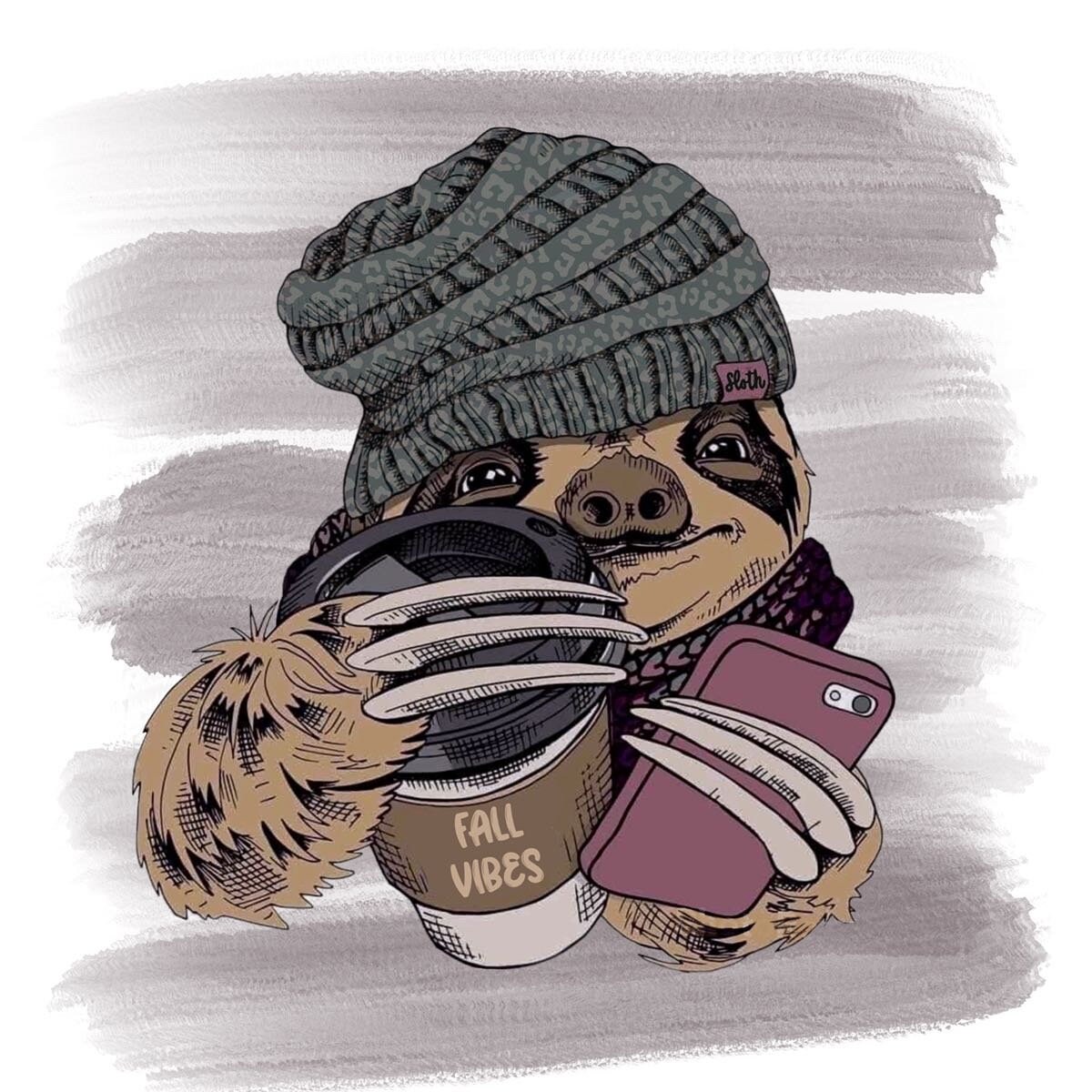 Sloth Design, Cute Sloth,sloth Png,sloth Sublimation, Sublimation ...