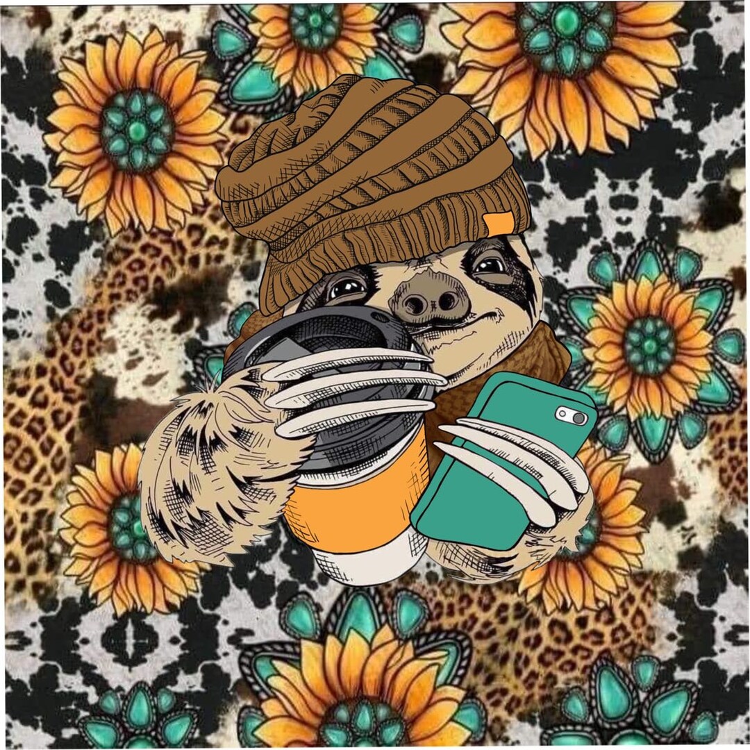 Sloth Design,cute Sloth,sloth Sublimation,sublimation Design ...