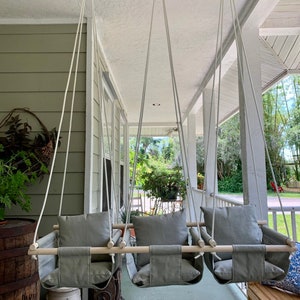 Triplet's Indoor Canvas Baby Swing, Triplet's 1st Birthday Gift ...