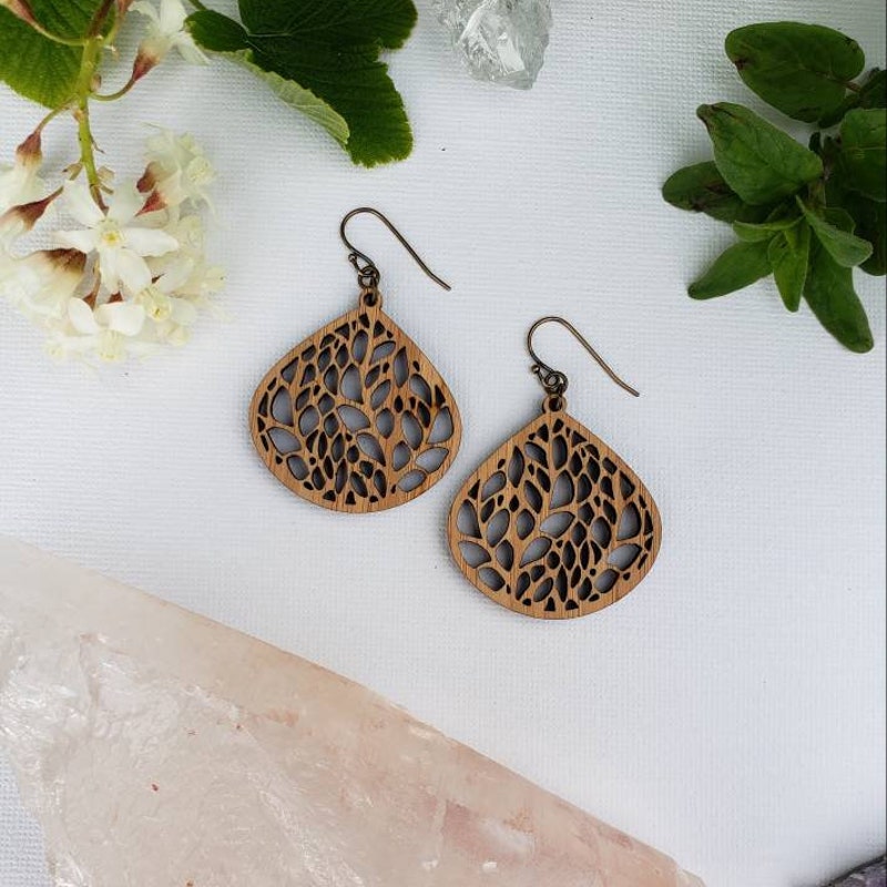 Bamboo Earrings - Etsy