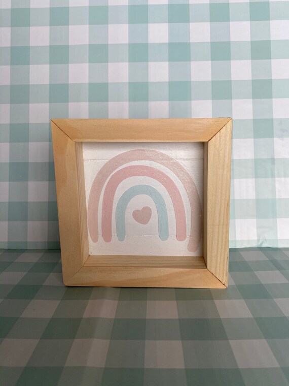 Pastel Rainbow Sign | Etsy