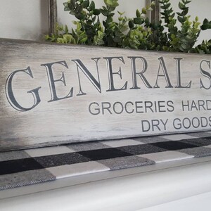 General Store Sign Farmhouse Decor Farmhouse Sign Cottage - Etsy