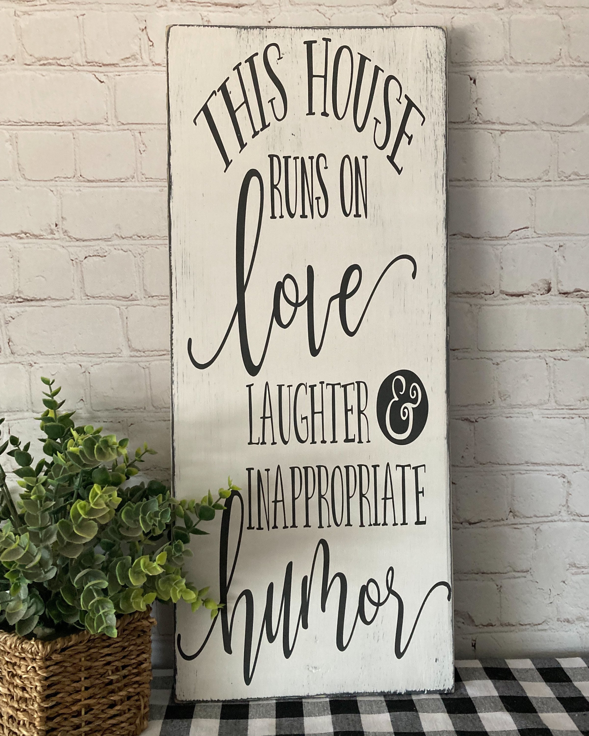 Family Sign Signs With Humor Funny Signs for Home Decor - Etsy