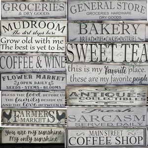 Rustic Fall Harvest Baked Goods Sign Handcrafted Autumn Decor for ...