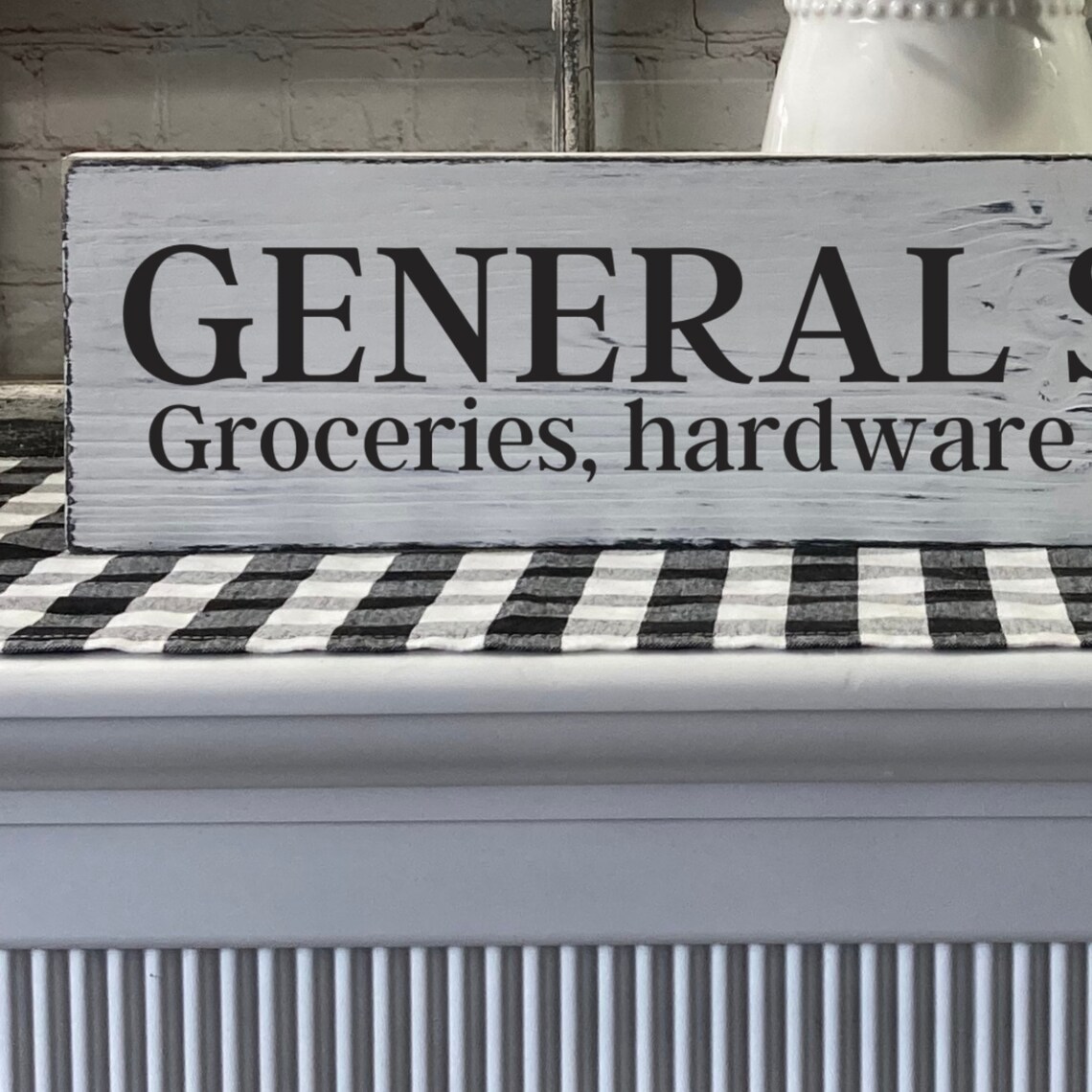 General Store Wood Sign General Store Farmhouse Sign General - Etsy