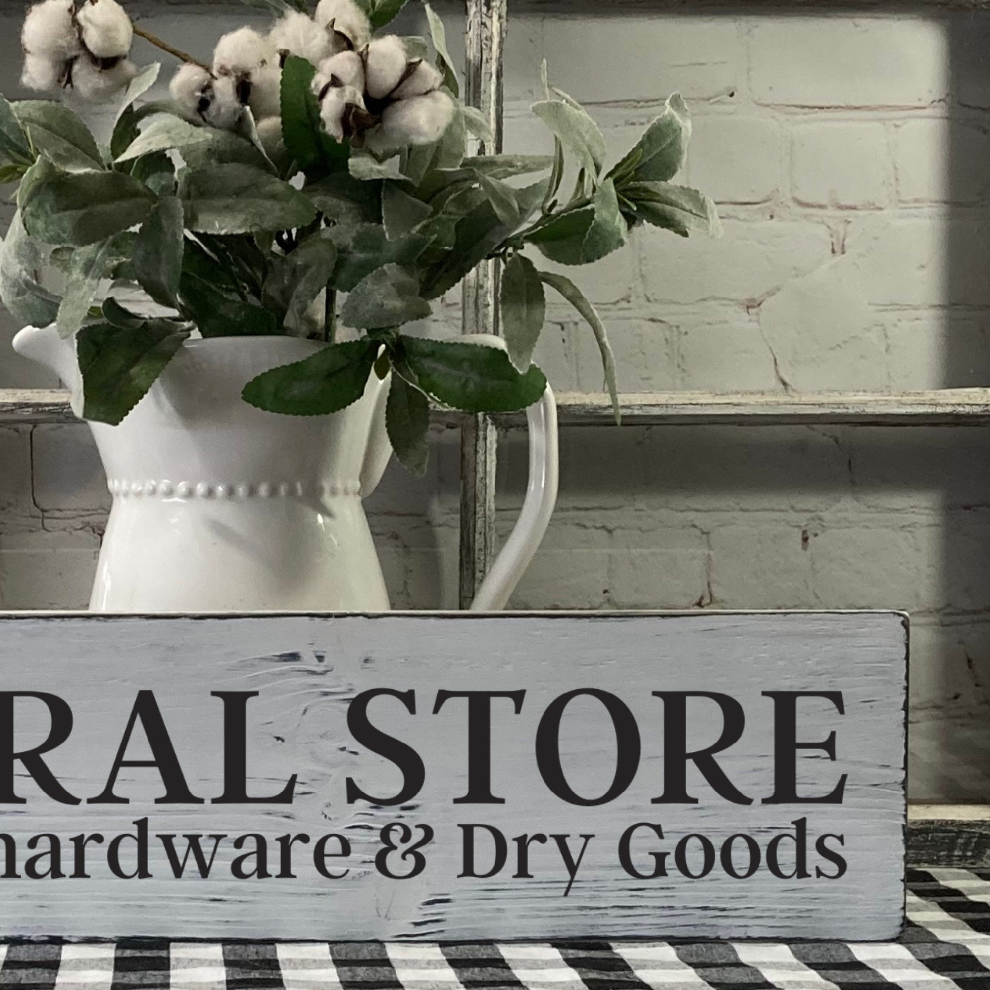 General Store Wood Sign General Store Farmhouse Sign General - Etsy
