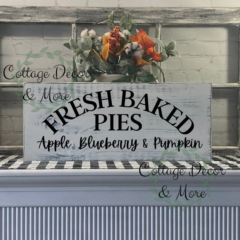 Fresh Baked Pies Sign - Etsy