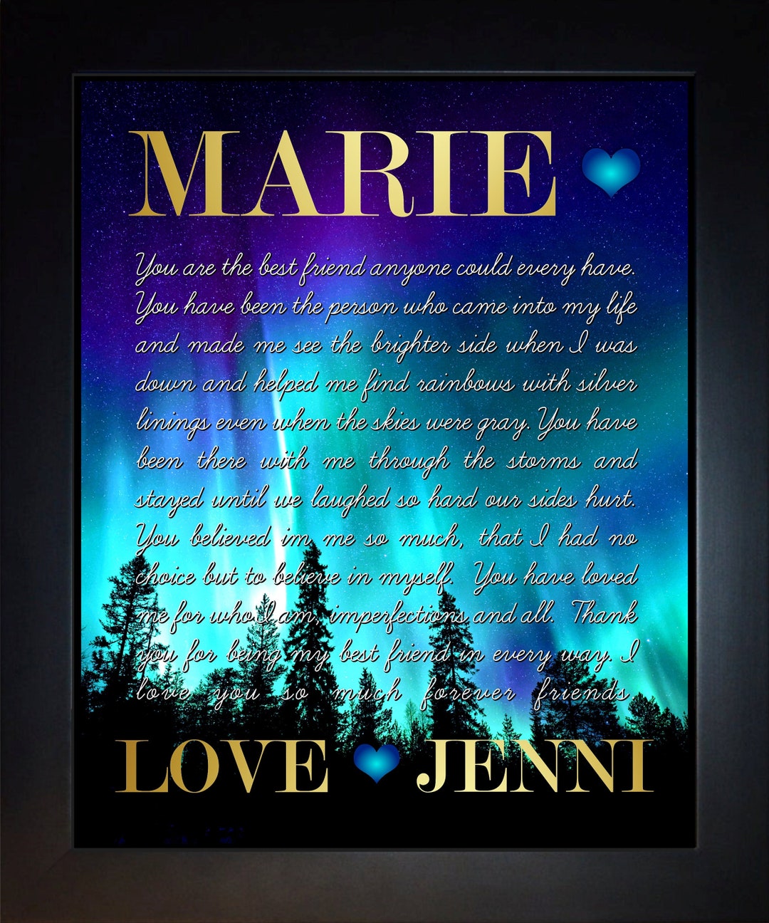 Special Gift for Best Friend, Letter to Best Friend, Sentimental Gifts ...