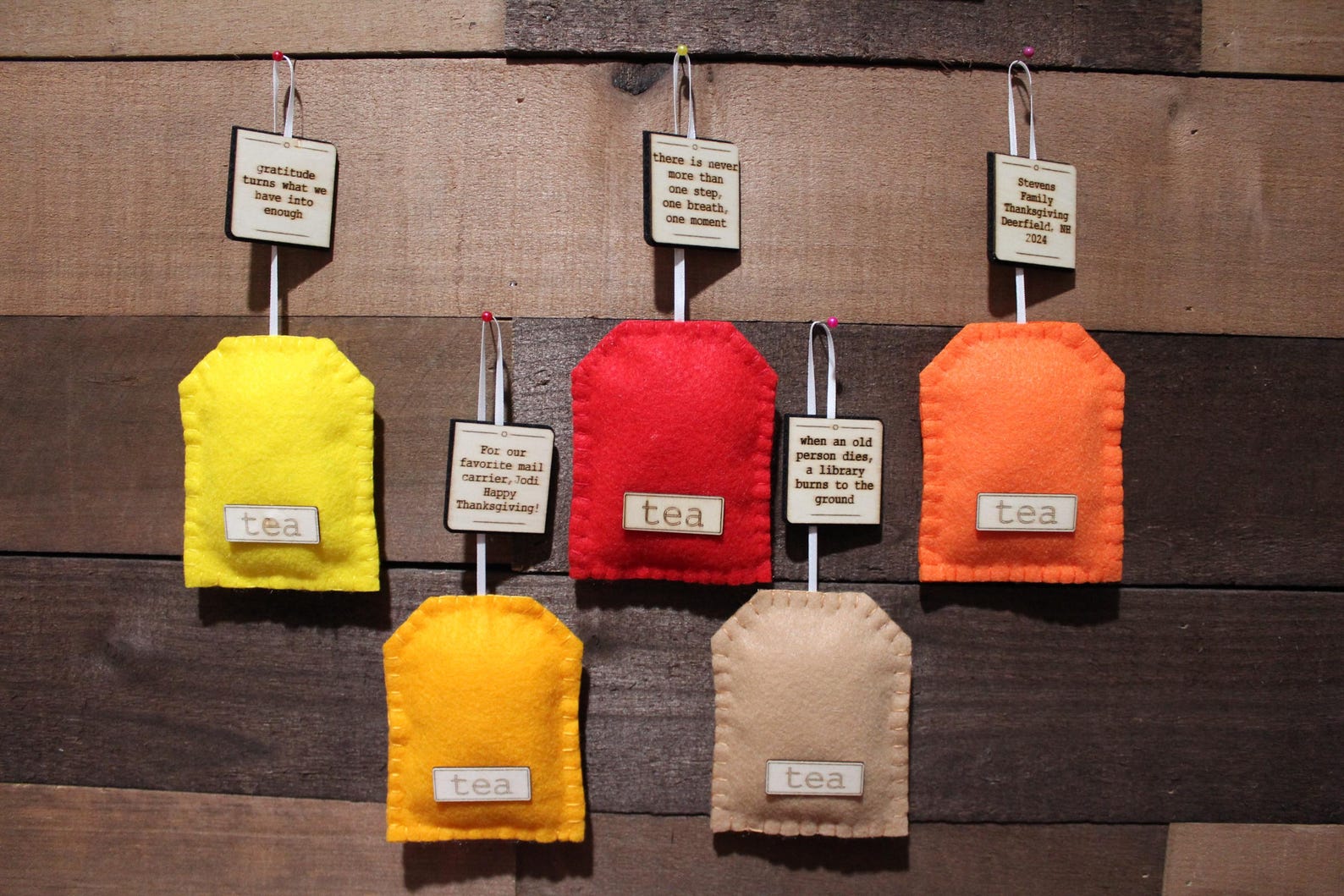 Personalized Tea Bags and Box Set - Etsy